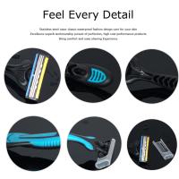 China R319 Triple Blade Disposable Razor for Women Sweden Stainless Steel 3 Count for sale