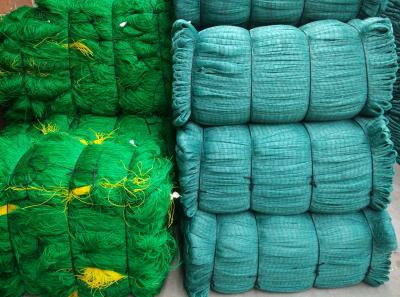 China HDPE Plastic Fishing Net Twisted Net with UV Protection 100m Length 4mm Mesh for sale