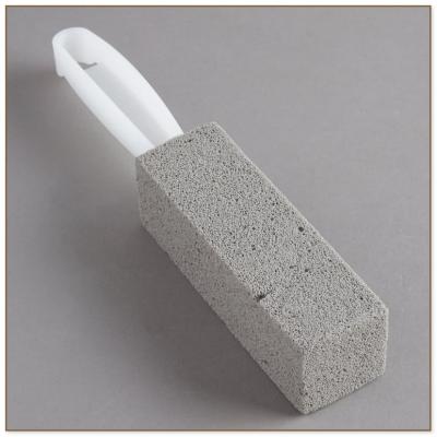 China Pumice Stone Toilet Bowl Ring Remover Brush 24 cm Long Handle Eco Friendly for sale
