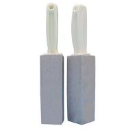 China Foam Glass Toilet Cleaning Stone Pumice Brush 24 cm Long Handle Durable Eco Friendly for sale
