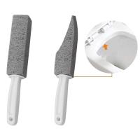 China Foam Glass Toilet Cleaning Stone Pumice Brush 24 cm Long Handle Durable Eco Friendly for sale