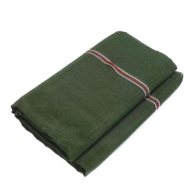China HDPE Woven Silo Cover Green 200gsm UV Resistant Tarpaulin for Grain Storage for sale