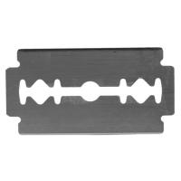 China Professional Stainless Steel Single Edge Barber Blades 100 Pack Platinum Coated for sale