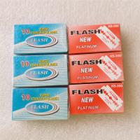 China Professional Stainless Steel Single Edge Half Blades 100 Pack for Barber Straight Razors for sale