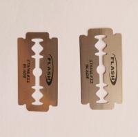 China Stainless Steel Single Edge Half Blades 100 Pack for Barber Straight Razors Platinum Coated for sale
