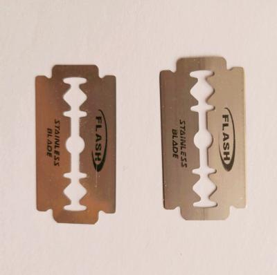China Stainless Steel Single Edge Half Blades 100 Pack for Barber Straight Razors Platinum Coated for sale