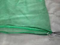 China 80x100cm green HDPE date tree date palm mesh net bag for sale