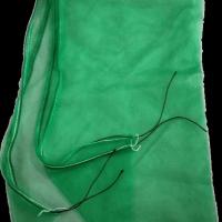 China 80x100cm green HDPE date tree date palm mesh net bag for sale