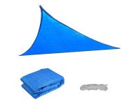China Blue HDPE Shade Sail 95% UV Protection Waterproof Outdoor Sun Shade 160gsm for sale