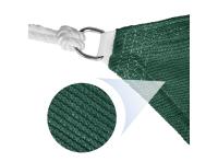 China Dark Green UV Block Fabric Sun Shade Sail 95% Shade Rate HDPE 160g/m2 for sale