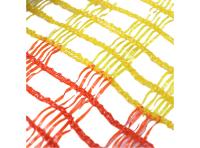 China HDPE Woven Warning Netting Safety Barrier Mesh 1m x 50m 70-200g/m2 for sale