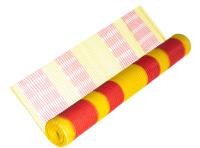 China HDPE Woven Warning Netting Safety Barrier Mesh 1m x 50m 70-200g/m2 for sale