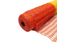 China HDPE Plastic Safety Fence Barrier Netting 1m x 50m Orange Yellow Warning Mesh for sale