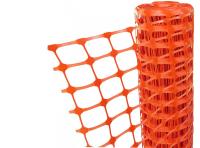 China HDPE UV Stabilized Orange Safety Barrier Fence Mesh 1m x 50m Roll 70-200g/m2 for sale