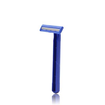 China Disposable 2 Blade Razor Plastic Handle Shaving Razor for Men Face Care 6g Blue Green for sale
