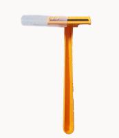 China twin blade plastic disposable straight shaving razor blade shaver for sale
