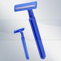 China Twin blade disposable shaving razors with lubricant strip for sale