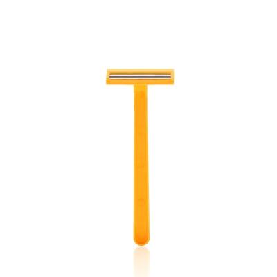 China Wholesale Stainless Steel Twin Blade Disposable Shaving Razor 6g Blue Green for sale