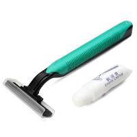 China Wholesale Triple Blade Disposable Razor with Lubricating Strip 6g Stainless Steel for sale