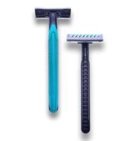 China Wholesale Triple Blade Disposable Razor with Lubricating Strip 6g Stainless Steel for sale
