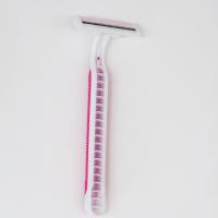 China Wholesale Triple Blade Disposable Razor with Lubricating Strip 6g Stainless Steel for sale