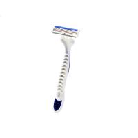 China Disposable Triple Blade Shaving Razor 3-Blade Plastic Handle for Hotel Bathroom Men Women for sale