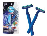 China Hot selling Two Blade Disposable Razor For Men Shaving for sale