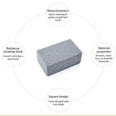 China Griddle Grill Cleaning Kit 4 Pumice Stones with Holder for BBQ Flat Top Grill Brick Cleaner for sale