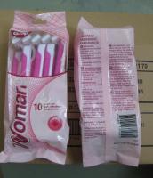 China WOMen Twin Blade Disposable Razor 6pcs for sale
