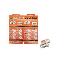 China Stainless Steel Double Edge Razor Blades Platinum Coated 600HV Hardness 14N Sharpness for sale