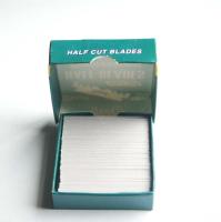 China Stainless Steel Double Edge Razor Blades Platinum Coated 600HV Hardness 6-10 Shaves for sale