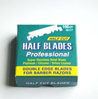 China Stainless Steel Double Edge Razor Blades Platinum Coated 600HV Hardness 6-10 Shaves for sale