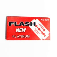 China Stainless Steel Double Edge Razor Blades Platinum Coated 600HV Hardness 6-10 Shaves for sale
