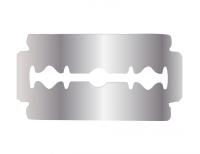 China Stainless Steel Double Edge Razor Blade 2 Blades 600HV Hardness for Medical Shaving for sale