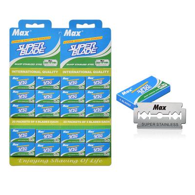 China super stainless steel razor blade double edge blade for sale