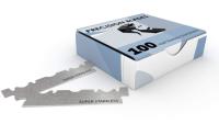 China Professional Single Edge Razor Blade 59.5x13.1x0.15mm Stainless Steel for Shaving and Cutting for sale