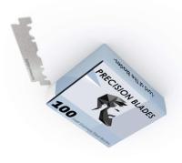 China Professional Single Edge Razor Blade 59.5x13.1x0.15mm Stainless Steel for Shaving and Cutting for sale