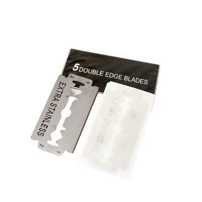 China Stainless Steel Double Edge Razor Blades 59.5x13.1x0.15mm for Shaving and Industrial Use for sale