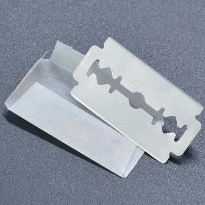 China Stainless Steel Double Edge Razor Blades 59.5x13.1x0.15mm Professional Shaving for sale