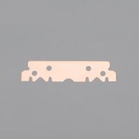 China Stainless Steel Half Razor Blade 59.5x13.1x0.15mm for Barber Shaving for sale