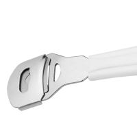 China Stainless Steel Pedicure Callus Shaver Set 22x25mm with 10 Replacement Blades for Professional Foot Care for sale