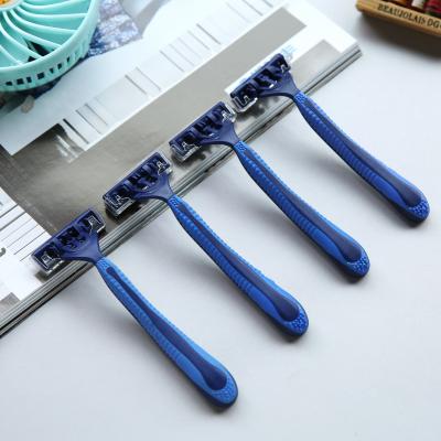 China Classic Men Double Edge Disposable Razor Twin Blade Shaving Razor Manual 2 Blade for sale