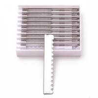 China Stainless Steel Disposable Razor Blade Hair Cutter 2 Blade Shaving Razor for Barber for sale