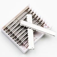 China Stainless Steel Disposable Razor Blade Hair Cutter 2 Blade Shaving Razor for Barber for sale