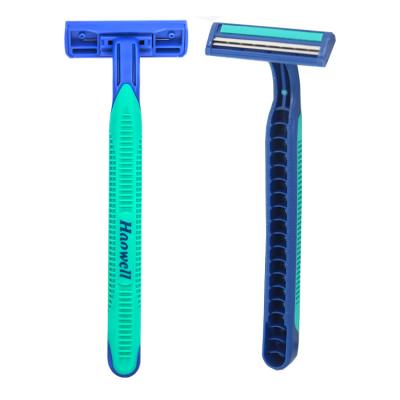 China Disposable Twin Blade Shaving Razor 2 Blade Manual Razor for Men Women Sharp Safety Stainless Steel for sale