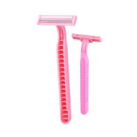 China Twin Blade With Display Card Package Razor Blade Disposable for sale
