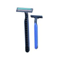 China Twin Blade With Display Card Package Razor Blade Disposable for sale