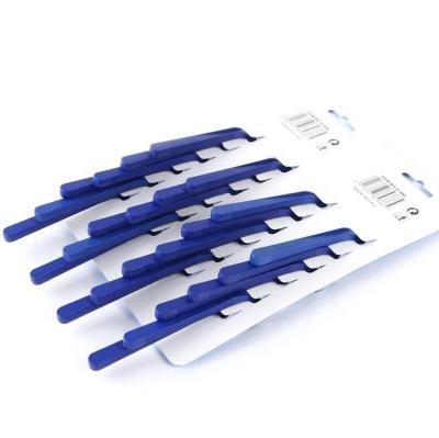 China Twin Blade With Display Card Package Razor Blade Disposable for sale