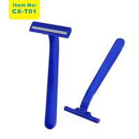China Disposable Razor 24pcs Hanging Card Twin Blade Shaving Razor Stainless Steel for sale