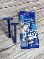 China 5pcs per bag 2 blade stainless steel strip disposable razor for sale